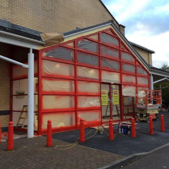 Curtain Walling - Kolorspray | Wall Cladding North East | Panel Repairs ...